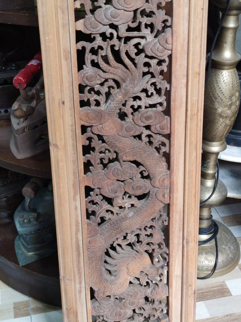 Ukiran Kayu Naga, Hobbies & Toys, Collectibles & Memorabilia, Vintage ...