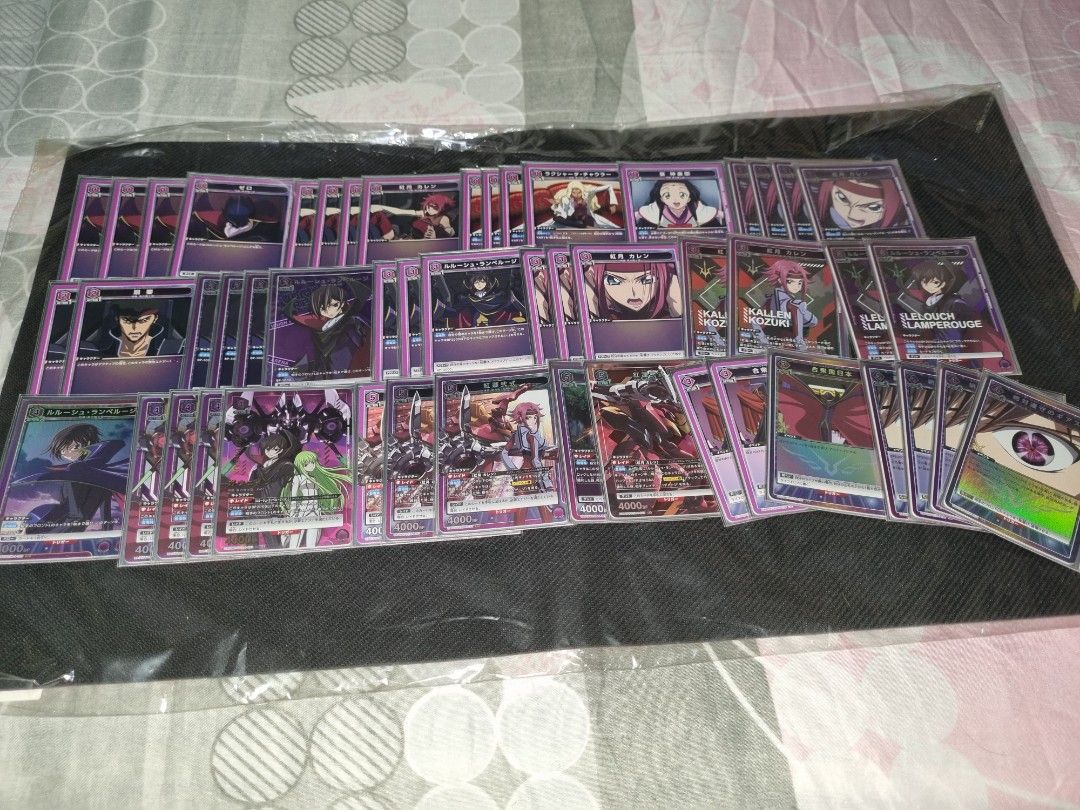 Union Arena Code Geass Purple Deck, Hobbies & Toys, Toys & Games on ...