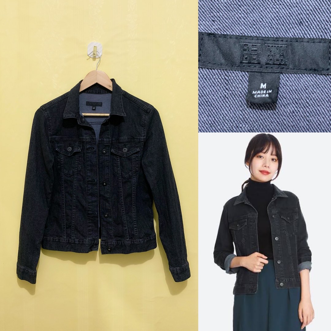 Uniqlo denim jacket, Women's Fashion, Coats, Jackets and Outerwear on ...