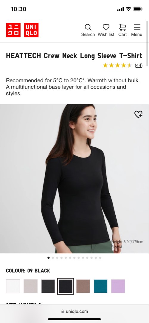 Uniqlo heat tech pink top, Women's Fashion, New Undergarments ...