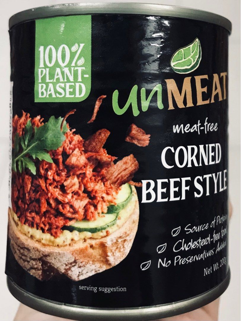 unMEAT Meat-Free Corned Beef Style 200g 100% Plant Based, Food & Drinks ...
