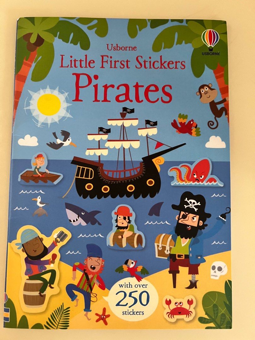 Usborne Pirate Sticker Activity Book, Hobbies & Toys, Books & Magazines ...