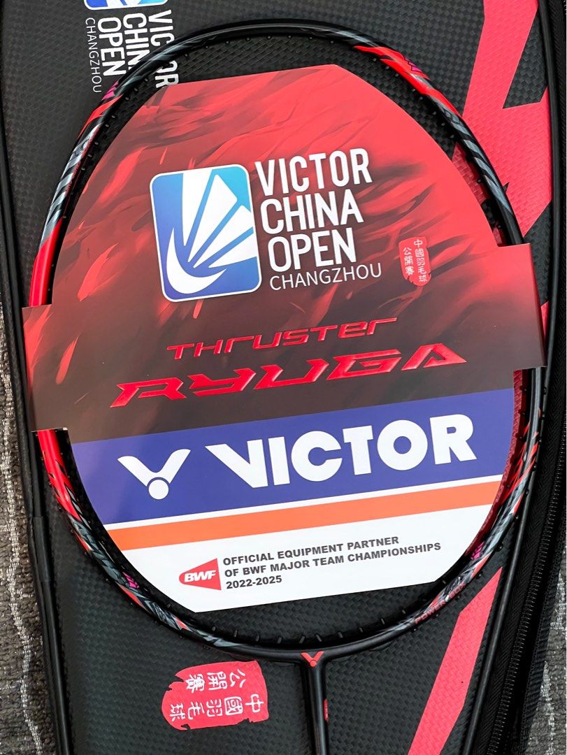 VICTOR Thruster RYUGA China Open Limited Edition, Sports Equipment, Sports & Games, Racket ...
