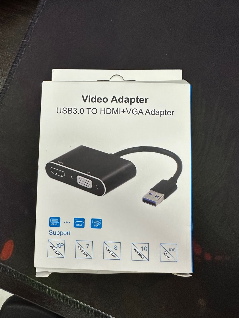 Video Adapter (VGA & HDMI), Computers & Tech, Parts & Accessories, Cables & Adaptors on Carousell