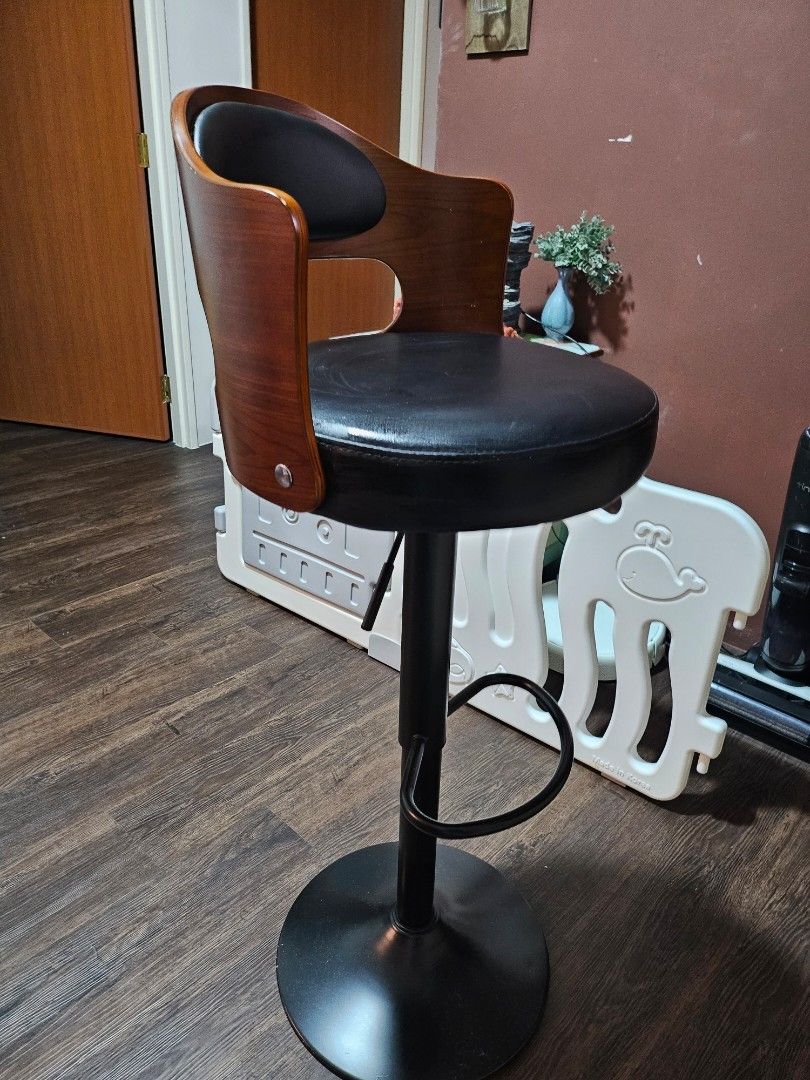 Vintage bar chair bar stool, Furniture & Home Living, Furniture, Chairs ...