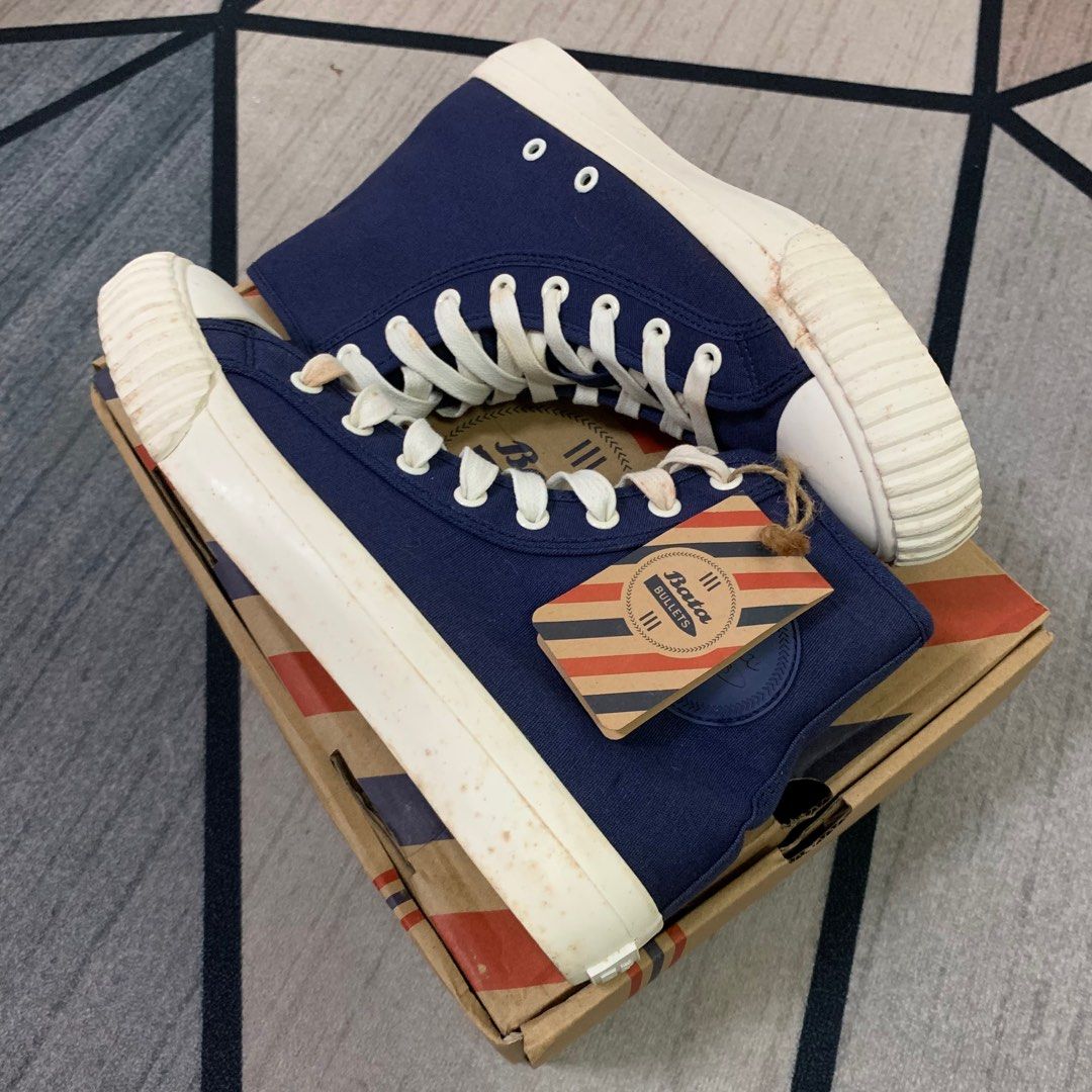 vintage bata bullets highcut, Men's Fashion, Footwear, Sneakers on ...