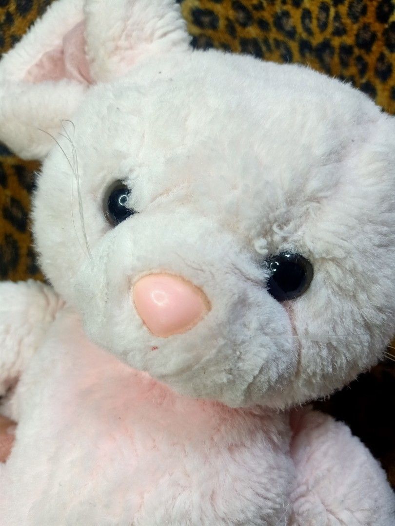 VINTAGE MUENSTER BIG SIZE LIGHT PINK MOUSE / RAT PLUSH TOY, Hobbies ...