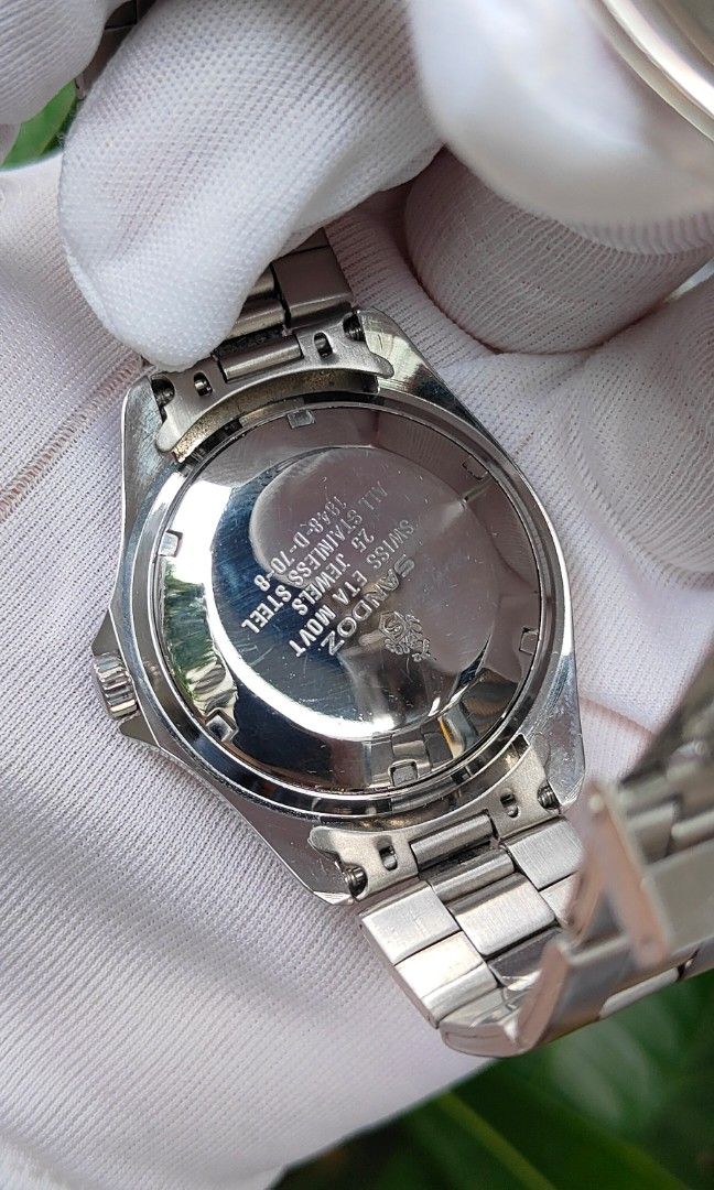 Vintage Sandoz submariner automatic "coke", Luxury, Watches on Carousell