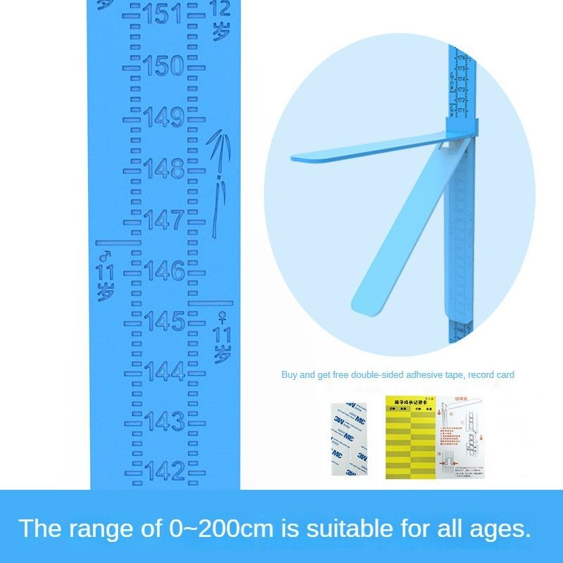 Wall Height Chart Children Height Ruler Measurement For Kids 0-200cm ...