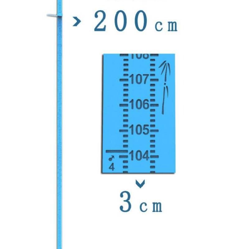 Wall Height Chart Children Height Ruler Measurement For Kids 0-200cm ...