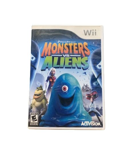 (Wii) Dreamworks Monsters vs Aliens [CIB], Video Gaming, Video Games ...