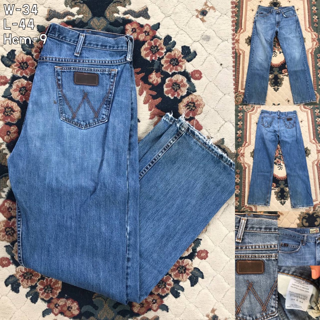 Wrangler pants, Men's Fashion, Bottoms, Jeans on Carousell