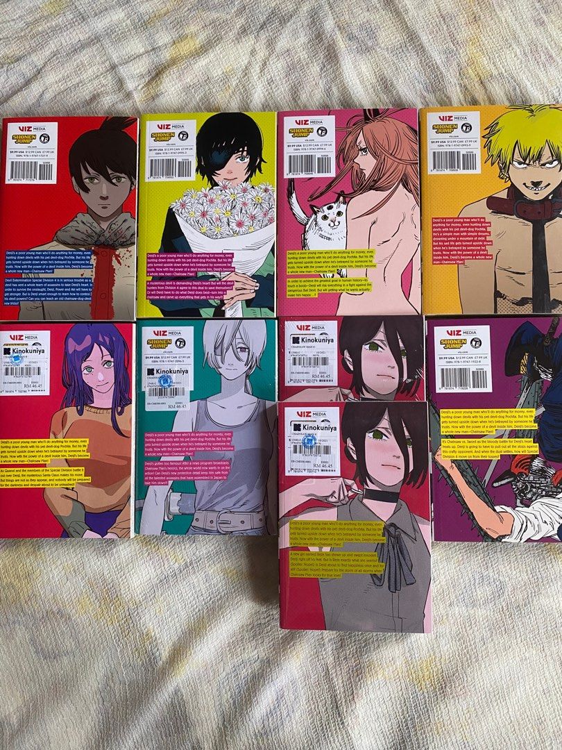 WTS Chainsaw Man Original Manga Vol 1 - 8, Hobbies & Toys, Books & Magazines, Comics & Manga on ...