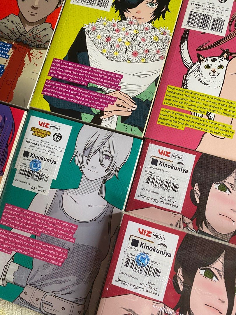 WTS Chainsaw Man Original Manga Vol 1 - 8, Hobbies & Toys, Books & Magazines, Comics & Manga on ...