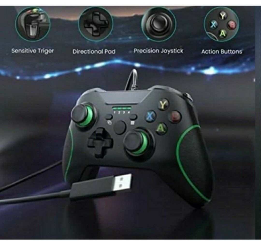 Xbox One wired Controller, Video Gaming, Gaming Accessories ...