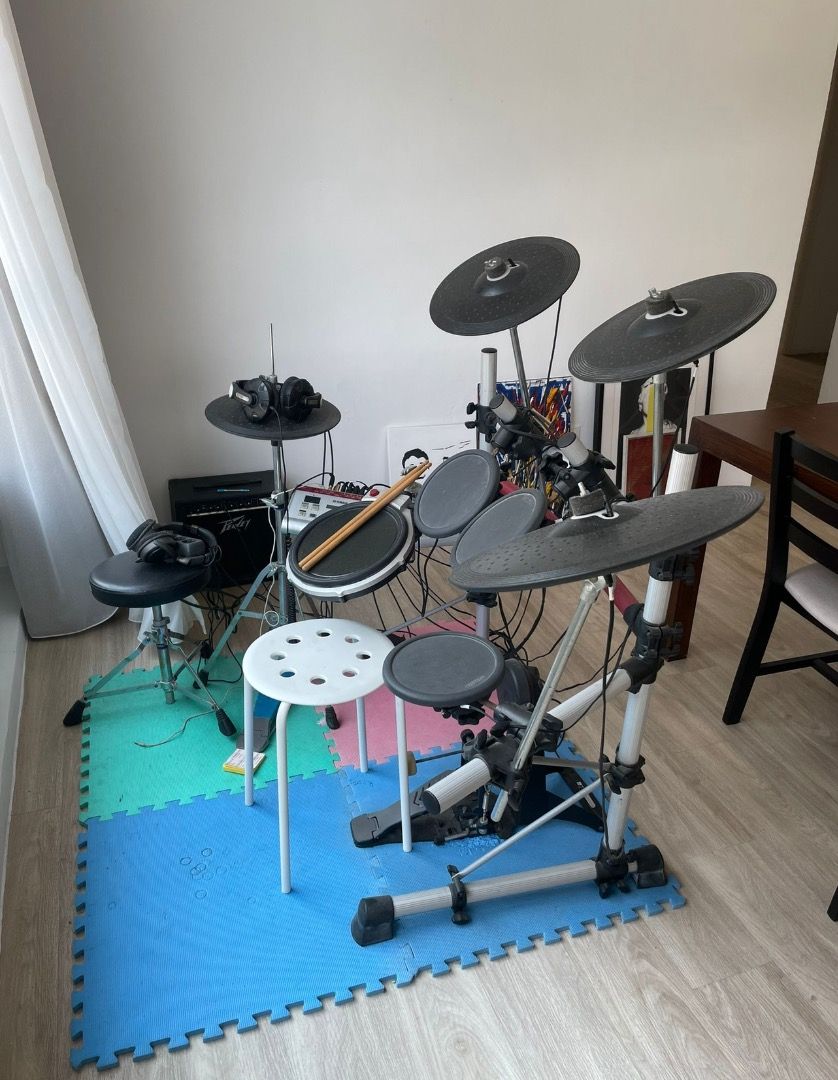 Yamaha DTXPRESS IV - electronic drum set, Hobbies & Toys, Music & Media ...