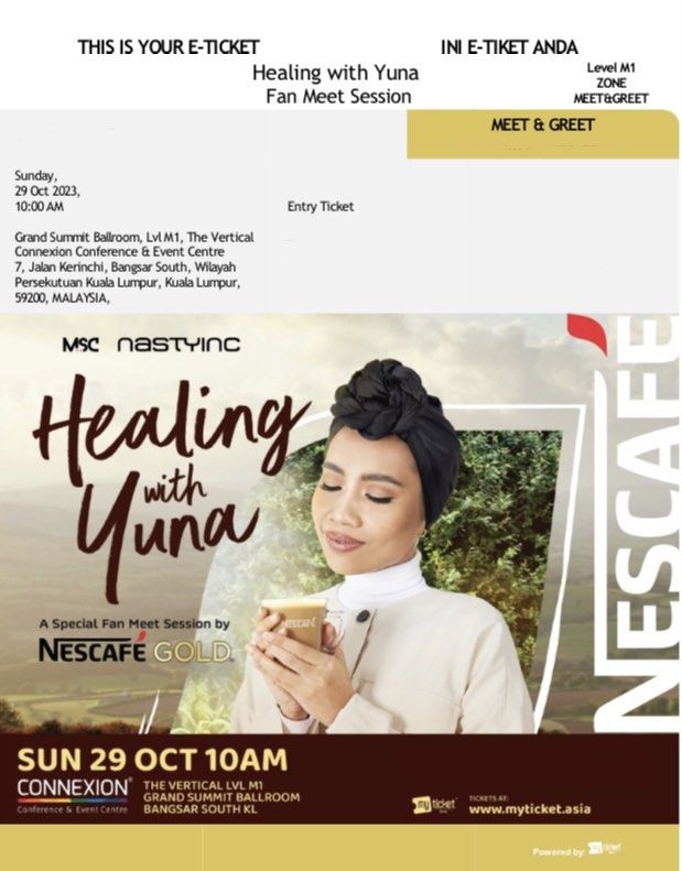 Yuna Concert in Malaysia , Tickets & Vouchers, Event Tickets on Carousell