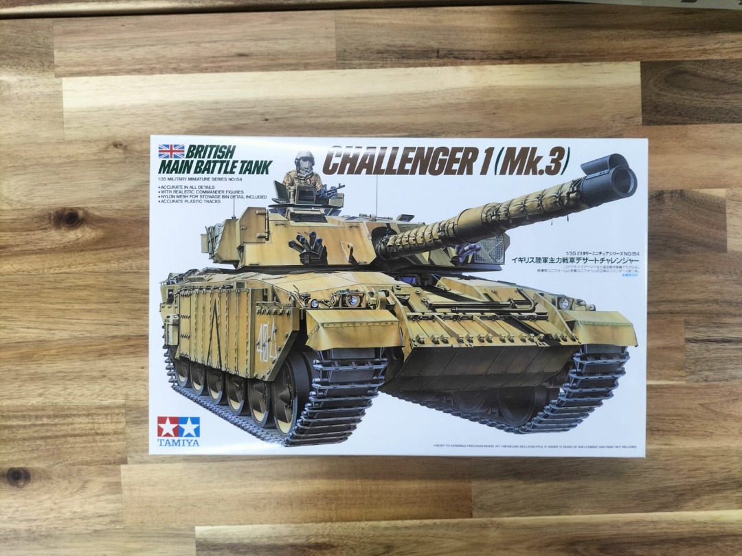 1/35 British MBT Challenger 1 (Mk.3) (35154), Hobbies & Toys, Toys ...