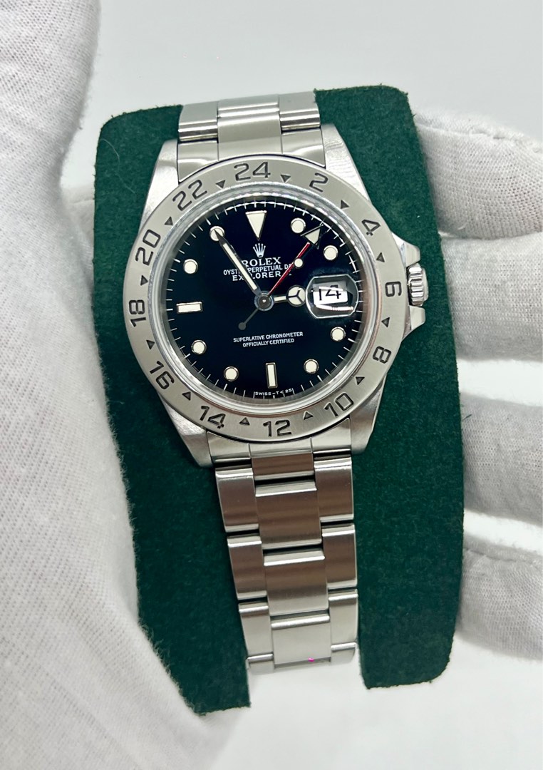 1996 Rolex Explorer II GMT Black 40mm, Luxury, Watches on Carousell