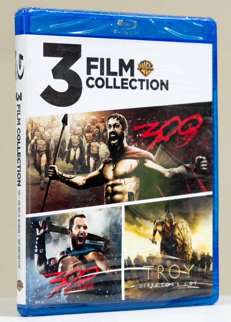300 & Troy 3-Film Collection Blu-ray, Hobbies & Toys, Music & Media ...