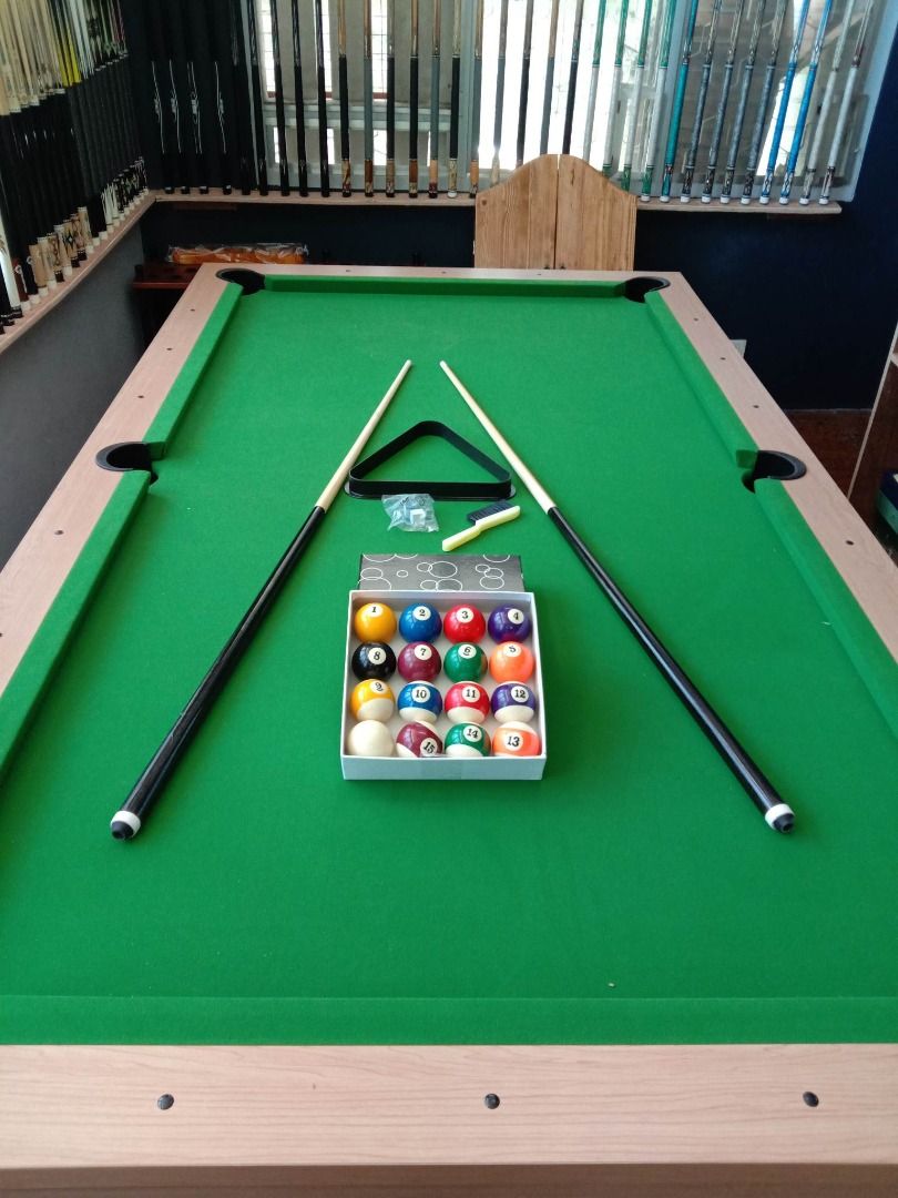 4x8Ft. JR SIZE CREAM BILLIARD TABLE FOR SALE, Sports Equipment, Sports ...