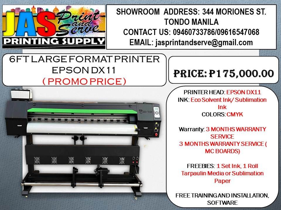 6ft LARGE FORMAT PRINTER MACHINE, Computers & Tech, Printers, Scanners ...