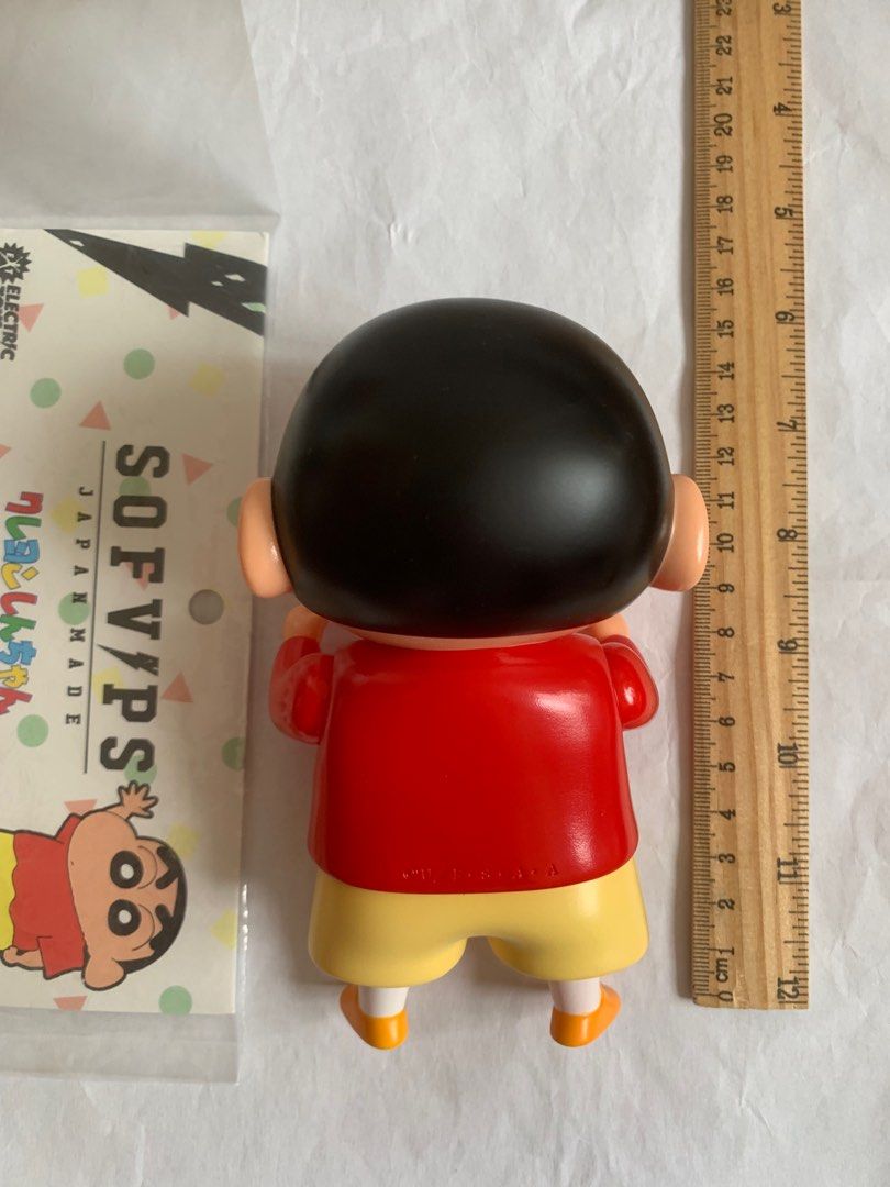 中古 日本製 sofvips 蠟筆小新 sofubi 膠品, 興趣及遊戲, 玩具 & 遊戲類 - Carousell