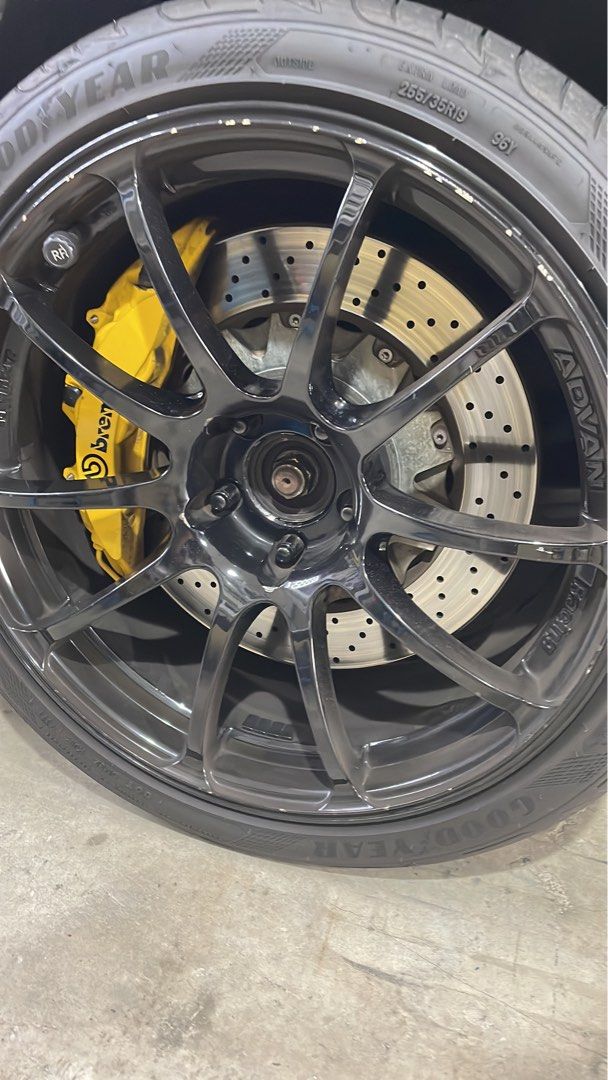 Advan original japan rims, Car Accessories, Tyres & Rims on Carousell