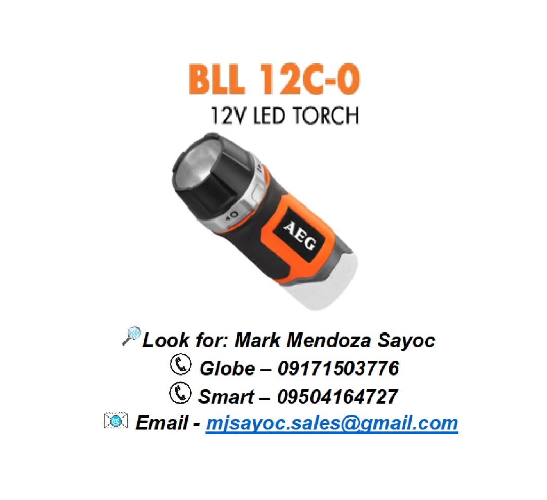 AEG LED TORCH, Commercial & Industrial, Construction Tools & Equipment ...