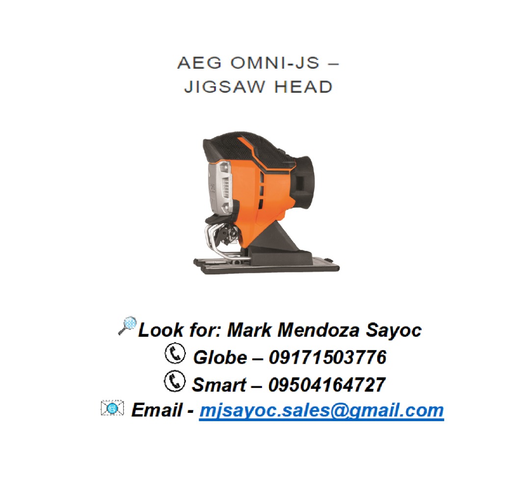 AEG OMNI-JS – JIGSAW HEAD, Commercial & Industrial, Construction Tools ...
