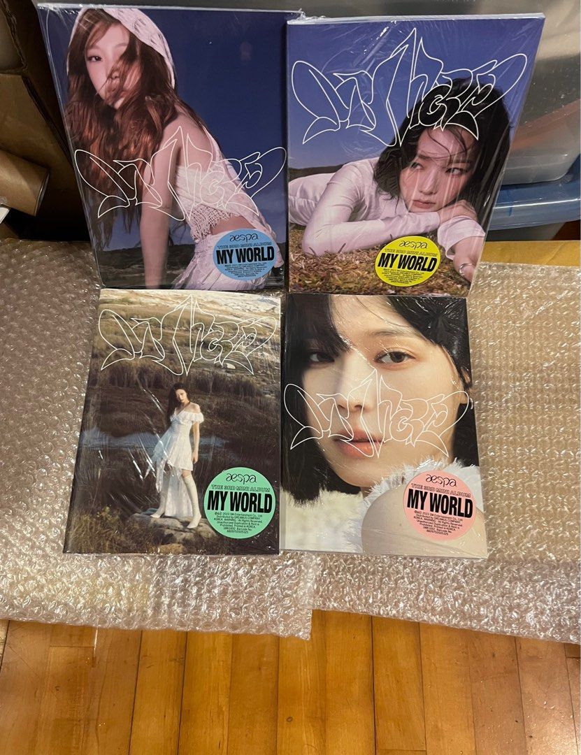 [現貨]aespa 迷你3輯 My World‘ Intro Ver ） 興趣及遊戲 收藏品及紀念品 韓流 Carousell