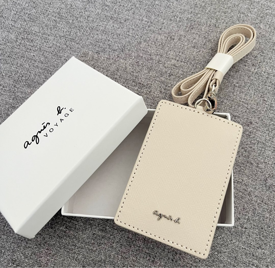 Agnes B 掛頸證件套 卡片套 咭片套 Card Holder 八達通套, 男裝, 手錶及配件, 銀包、卡片套 - Carousell