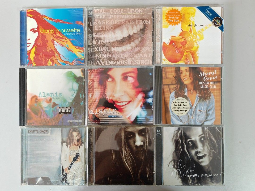 Alanis Morissette /Sheryl Crow, Hobbies & Toys, Music & Media, CDs ...
