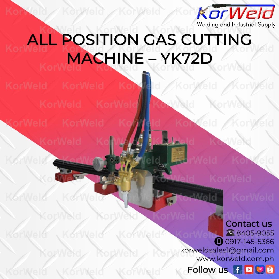 ALL POSITION GAS CUTTING MACHINE - YK72D, Commercial & Industrial ...