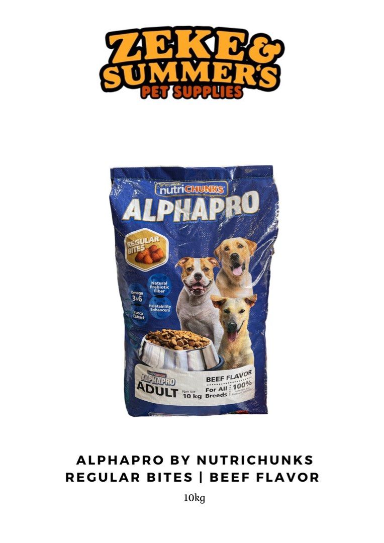 Alphapro by nutrichunks 10kg, Pet Supplies, Pet Food on Carousell
