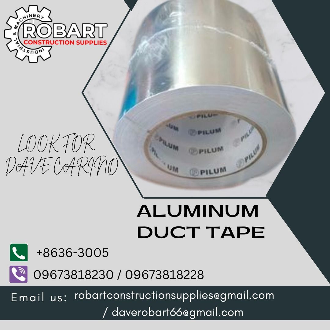 ALUMINUM DUCT TAPE, Commercial & Industrial, Construction Tools ...