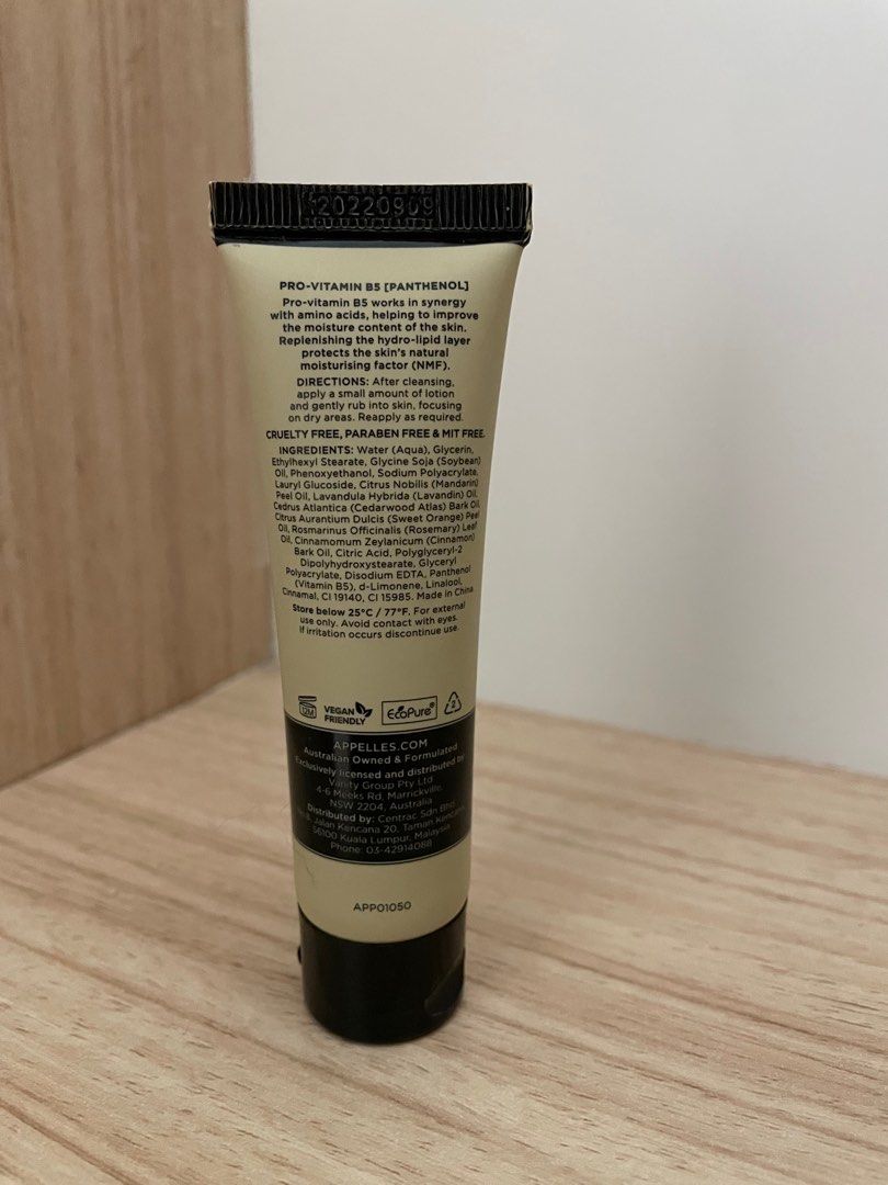 Appelles Vitamin B5 Hand Cream 30mL, Beauty & Personal Care, Hands ...
