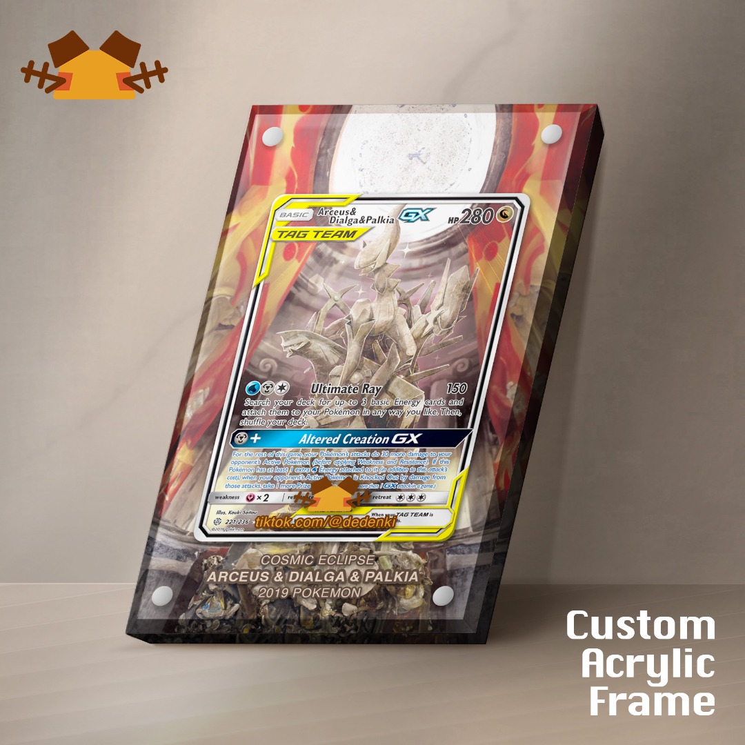 Arceus Palkia Dialga Custom Card Frame Hobbies And Toys Toys And Games On Carousell