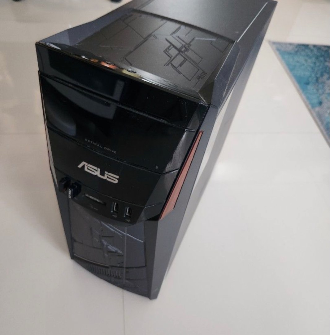 ASUS ROG G11CD with upgraded rams SDD and HD and Samsung monitor with ...