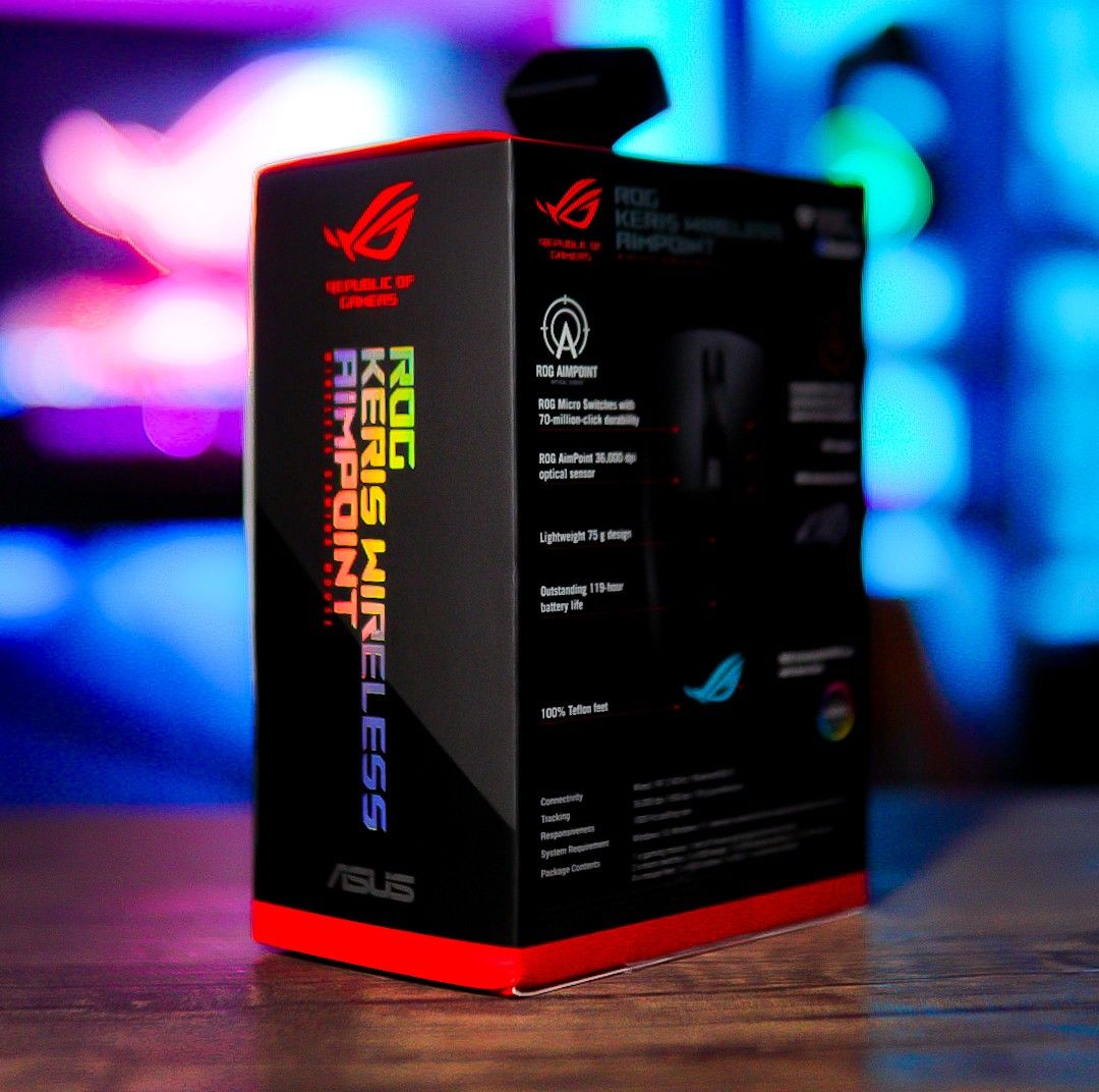 Asus ROG P709 Keris Aimpoint Wireless Gaming Mouse, Computers & Tech ...