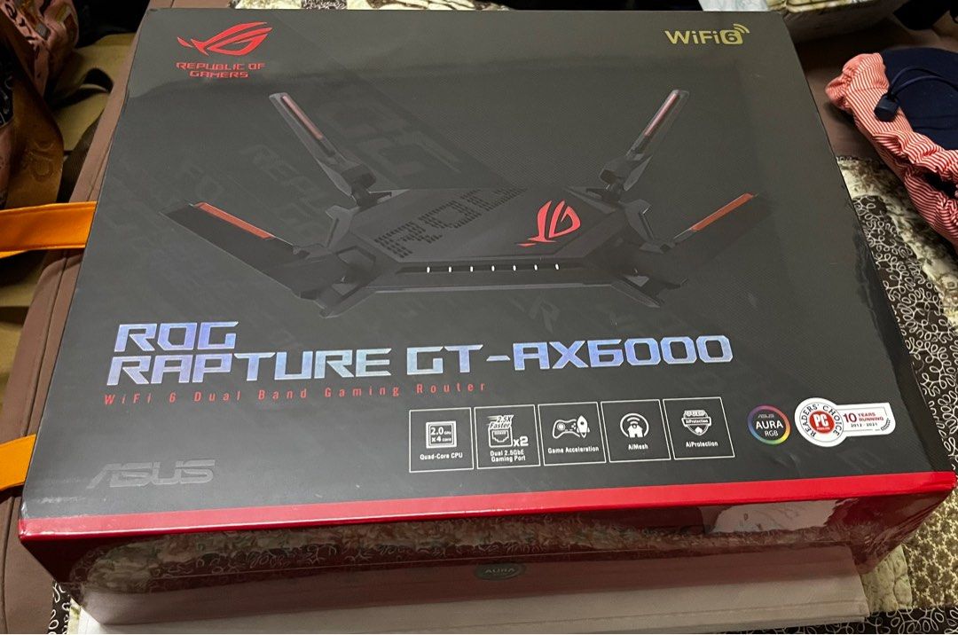 ASUS ROG Rapture GT-AX6000, Computers & Tech, Parts & Accessories ...