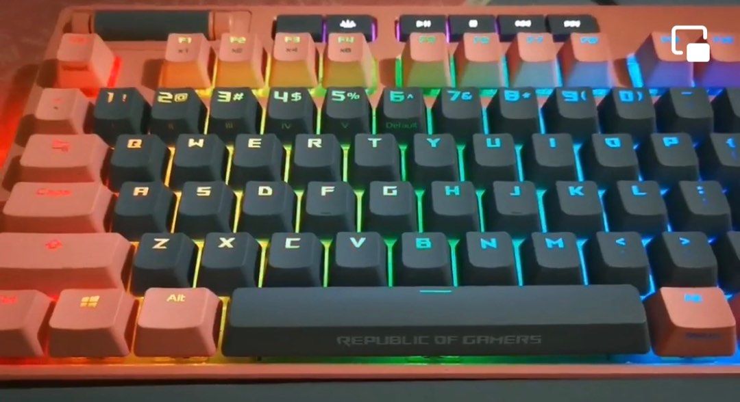 Asus Rog Strix Flare Pink Computers Tech Parts Accessories Computer Keyboard On Carousell