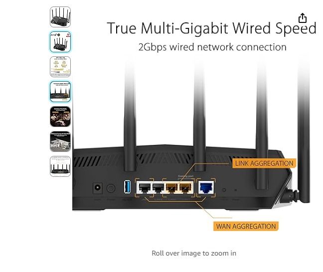 ASUS TUF Gaming WiFi 6 Router (TUF-AX5400), Computers & Tech, Parts ...