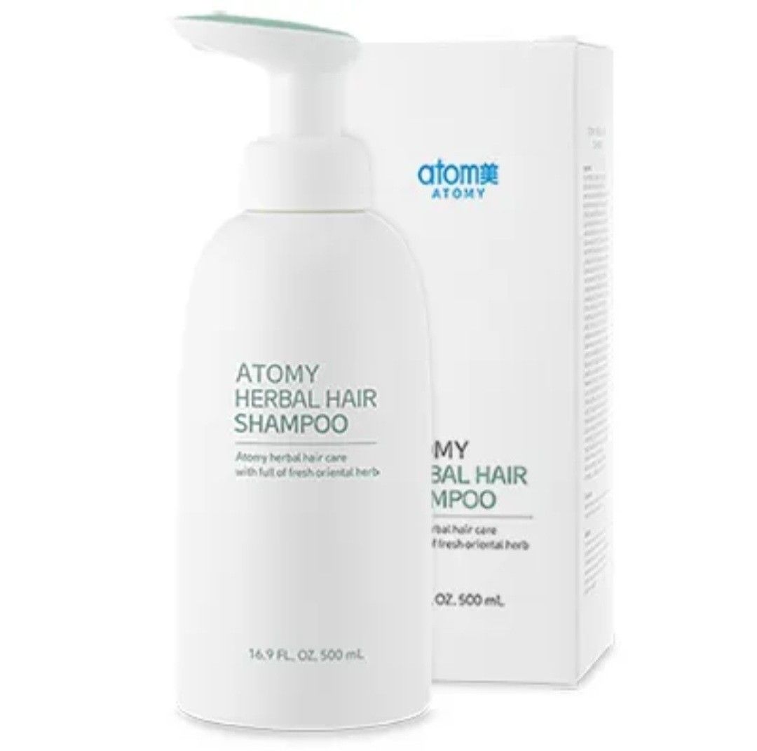Atomy Herbal Hair Shampoo, Beauty & Personal Care, Hair on Carousell