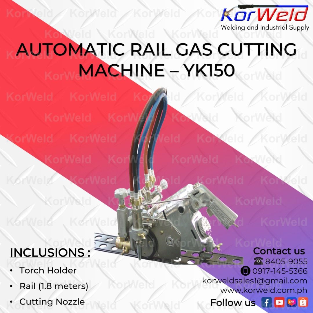 AUTOMATIC RAIL GAS CUTTING MACHINE - YK150, Commercial & Industrial ...