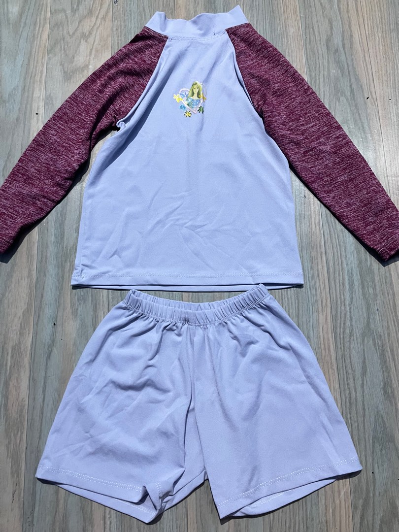 Barbie Rashguard Set, Babies & Kids, Babies & Kids Fashion on Carousell