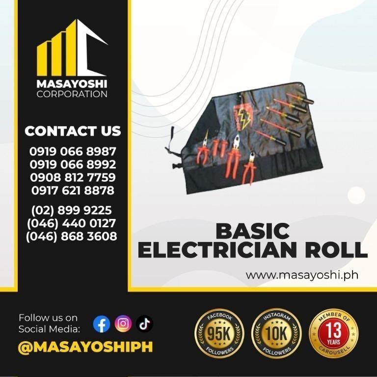Basic Electrician Roll | Electrician Tool | Tool Set, Commercial ...