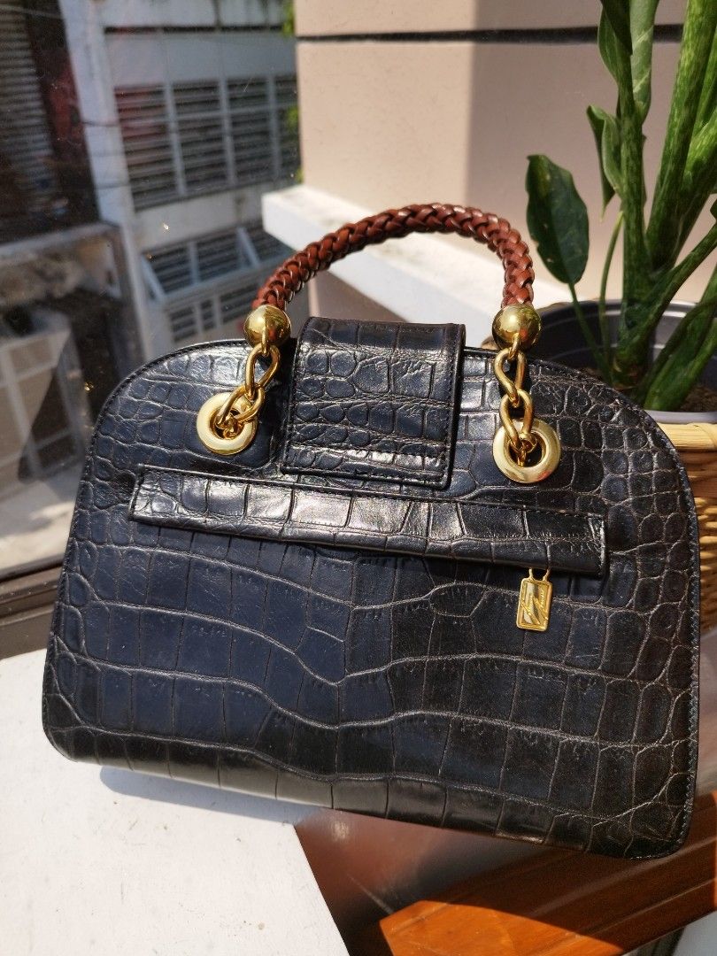 Besozzi Franco Real Leather Bag Made In Italy, Luxury, Bags & Wallets ...