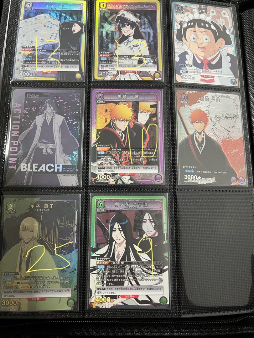 Bleach Union Arena Cards, Hobbies & Toys, Toys & Games on Carousell