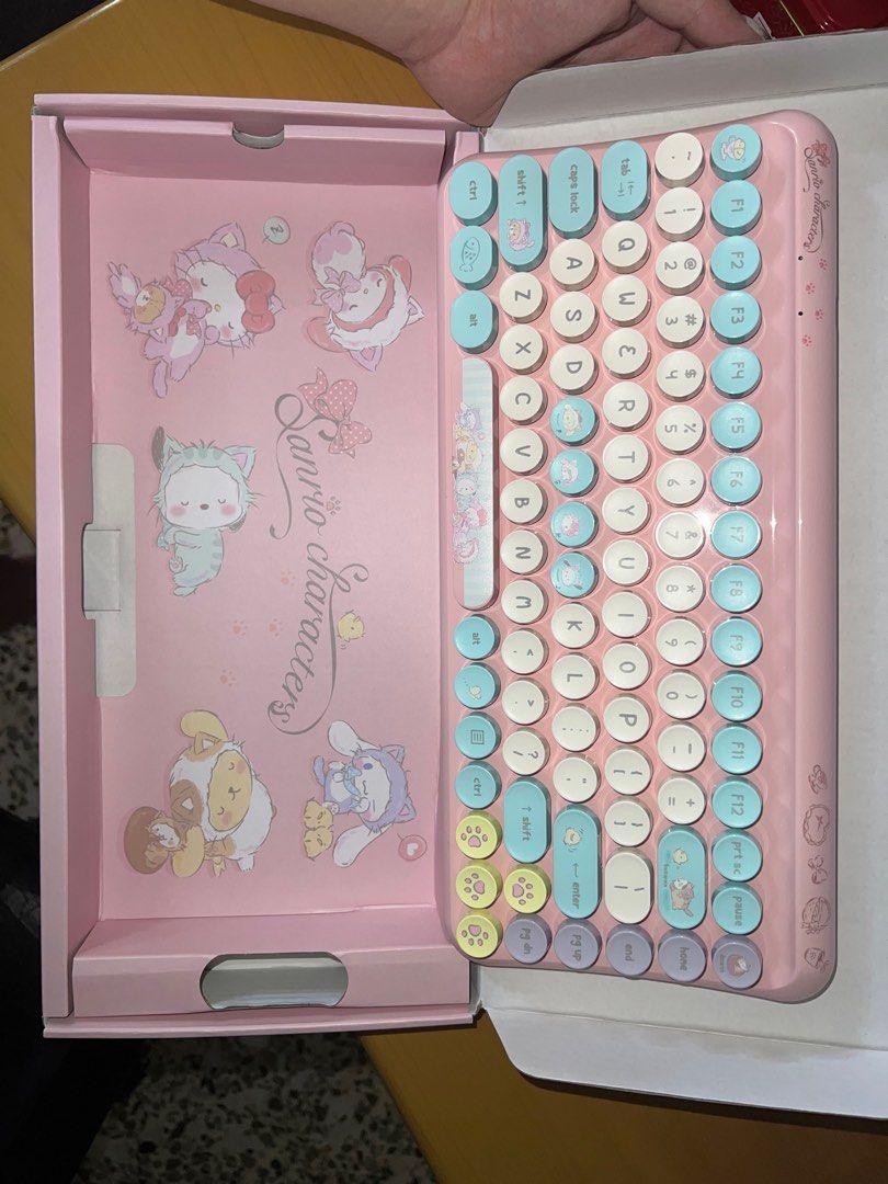 BN Sanrio Wireless Keyboard, Computers & Tech, Parts & Accessories, Computer Keyboard on Carousell